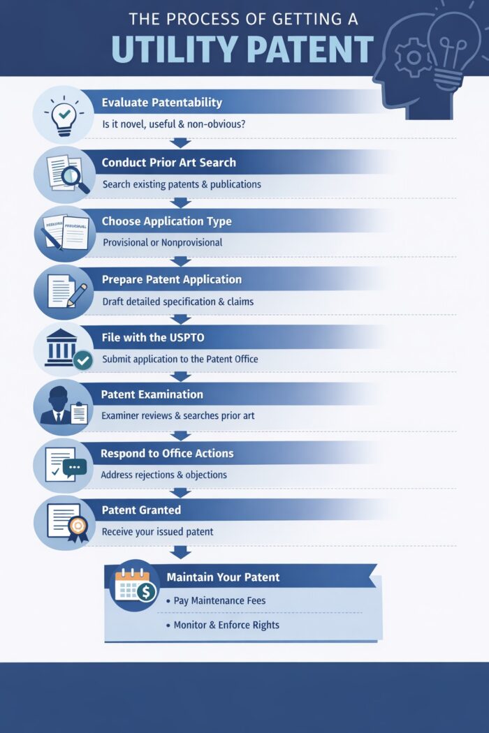 How to Get a Utility Patent - A Patent Application Process Guide